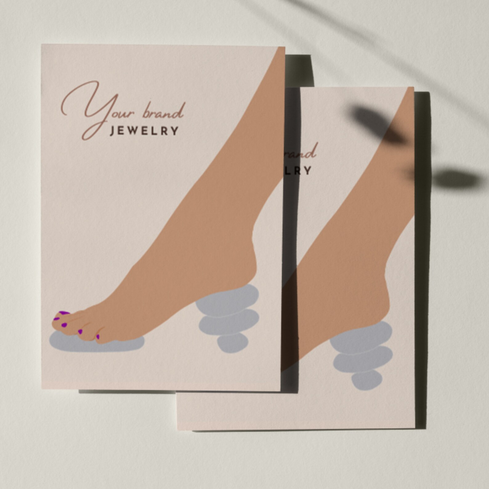 Customisable Anklet Display Cards, Displays & Packaging, Editable ...