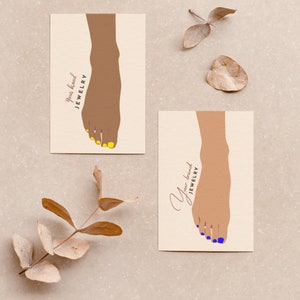 Customisable Anklet Display Cards, Displays & Packaging, Editable ...