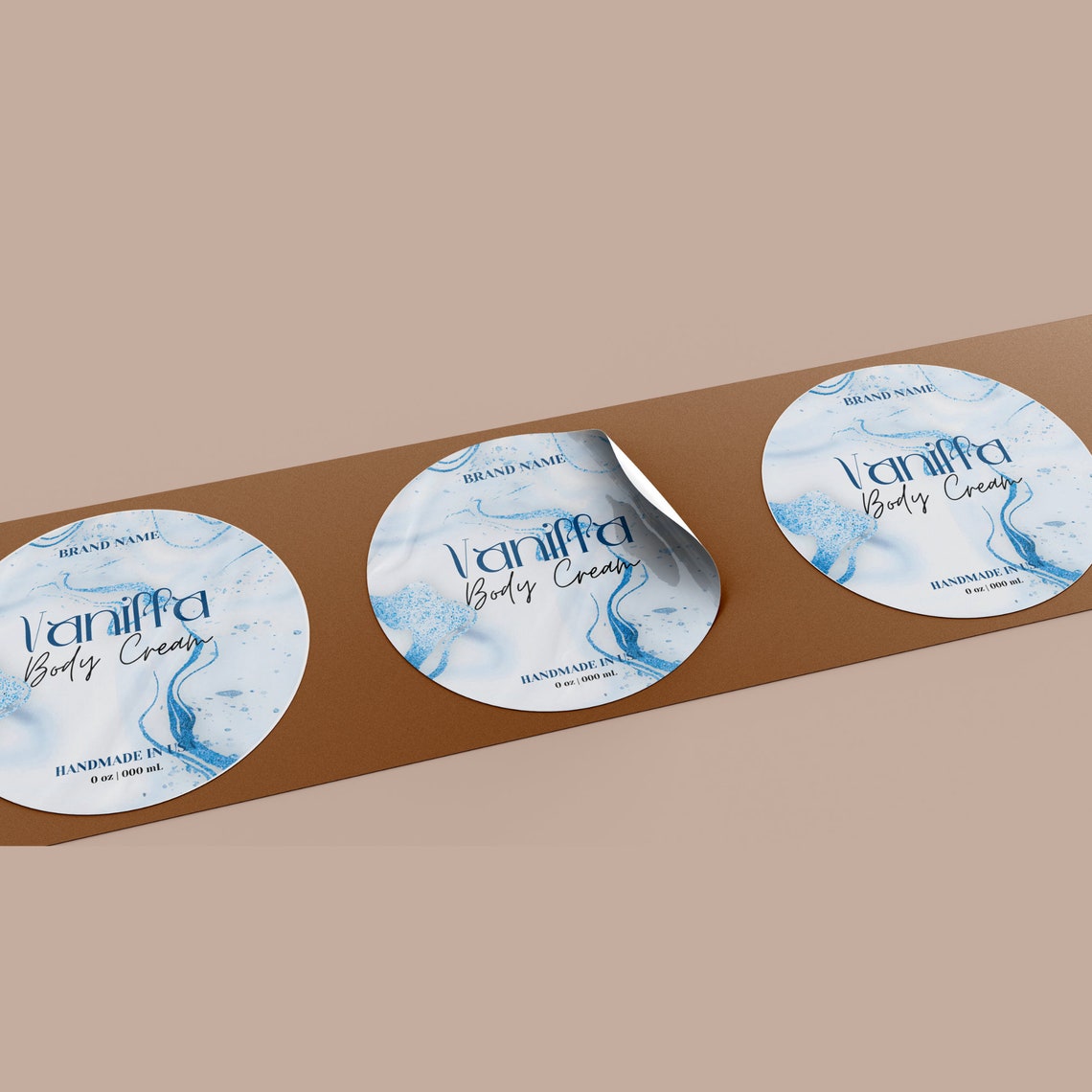 Editable Product Label Template INSTANT DOWNLOAD Beauty - Etsy