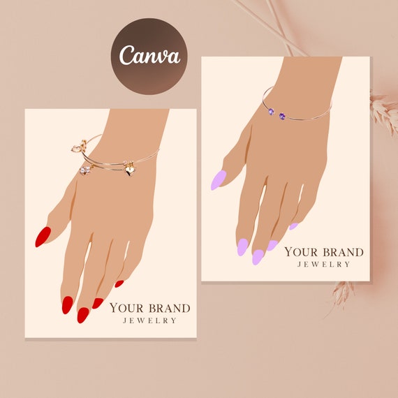 Hand Bracelet Card Display Bracelet Packaging Mini Brands - Etsy