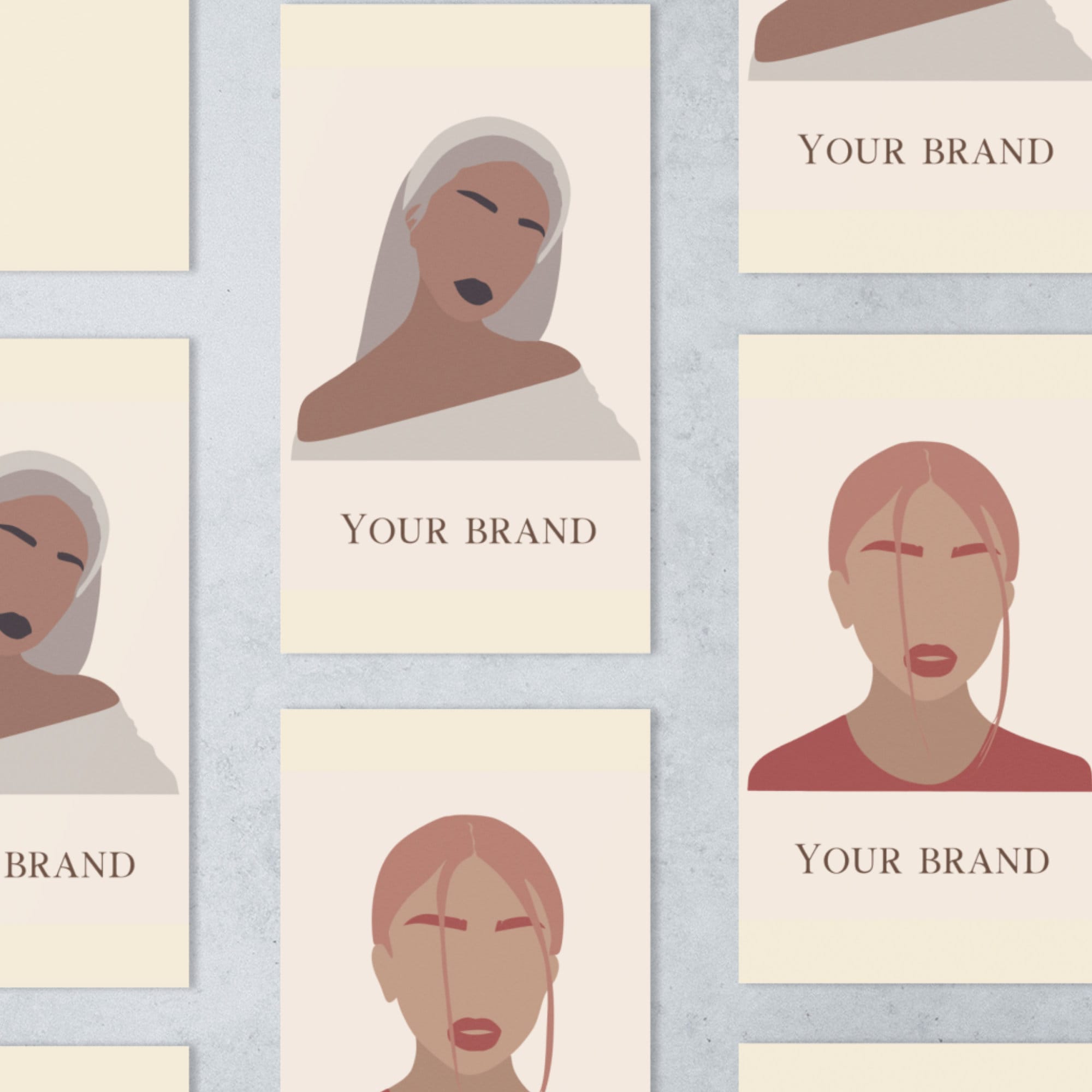 Custom Earring Cards Canva Template, Necklace Display Card, Earring ...