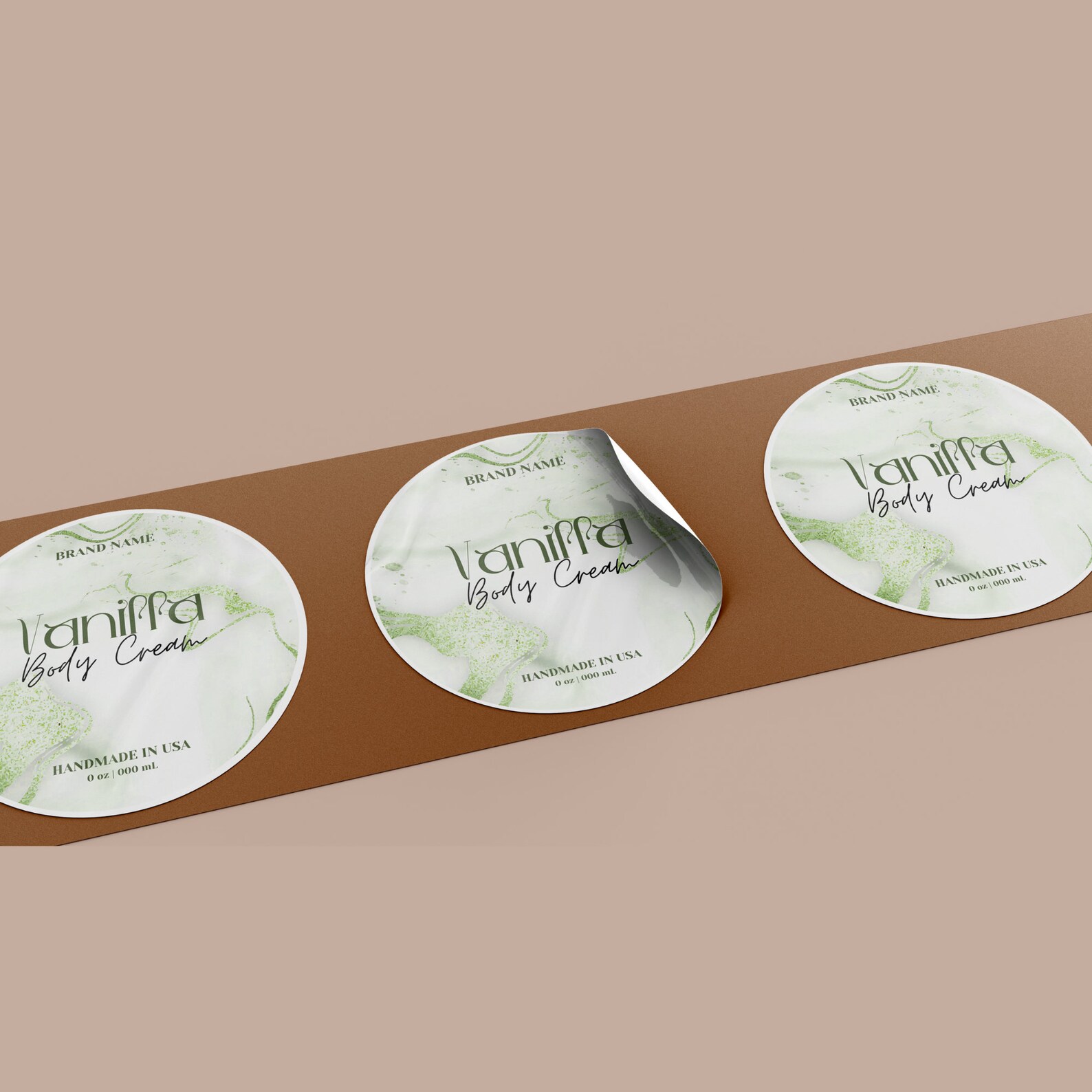 Editable Product Label Template | INSTANT DOWNLOAD | Beauty Product ...