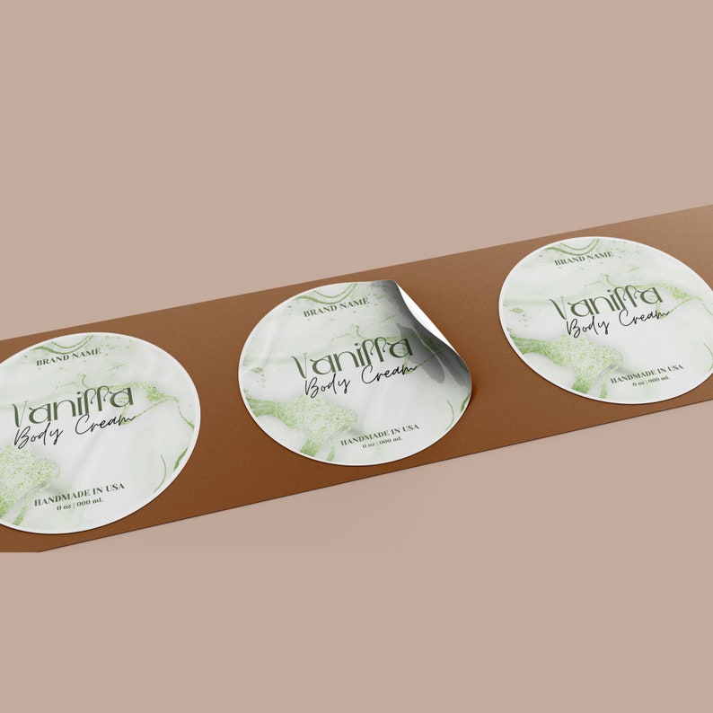 Editable Product Label Template INSTANT DOWNLOAD Beauty Product Labels ...