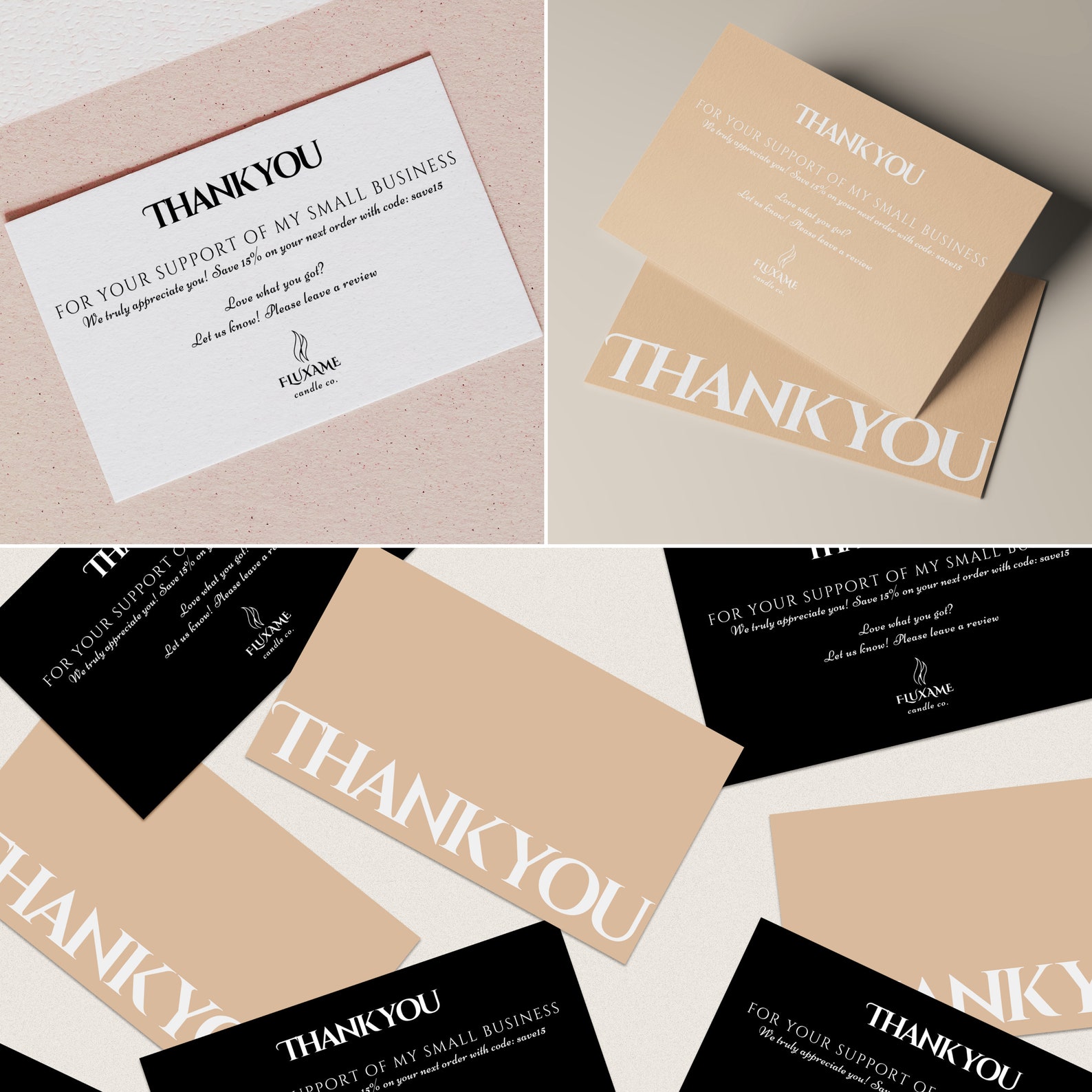Customized Thank You Cards, Thank You Cards Business, Client Thank You ...