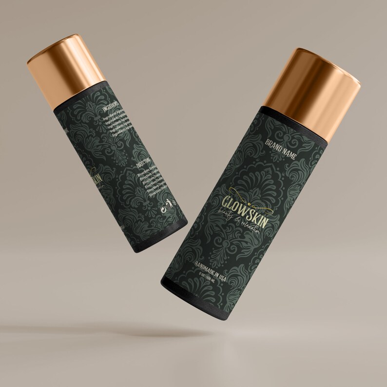 Editable Product Label Template | INSTANT DOWNLOAD | Beauty Product ...