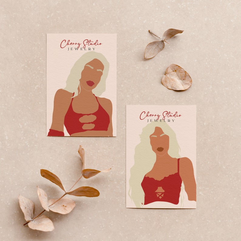 Editable Earring Display Card Template Boho Earring Tag - Etsy