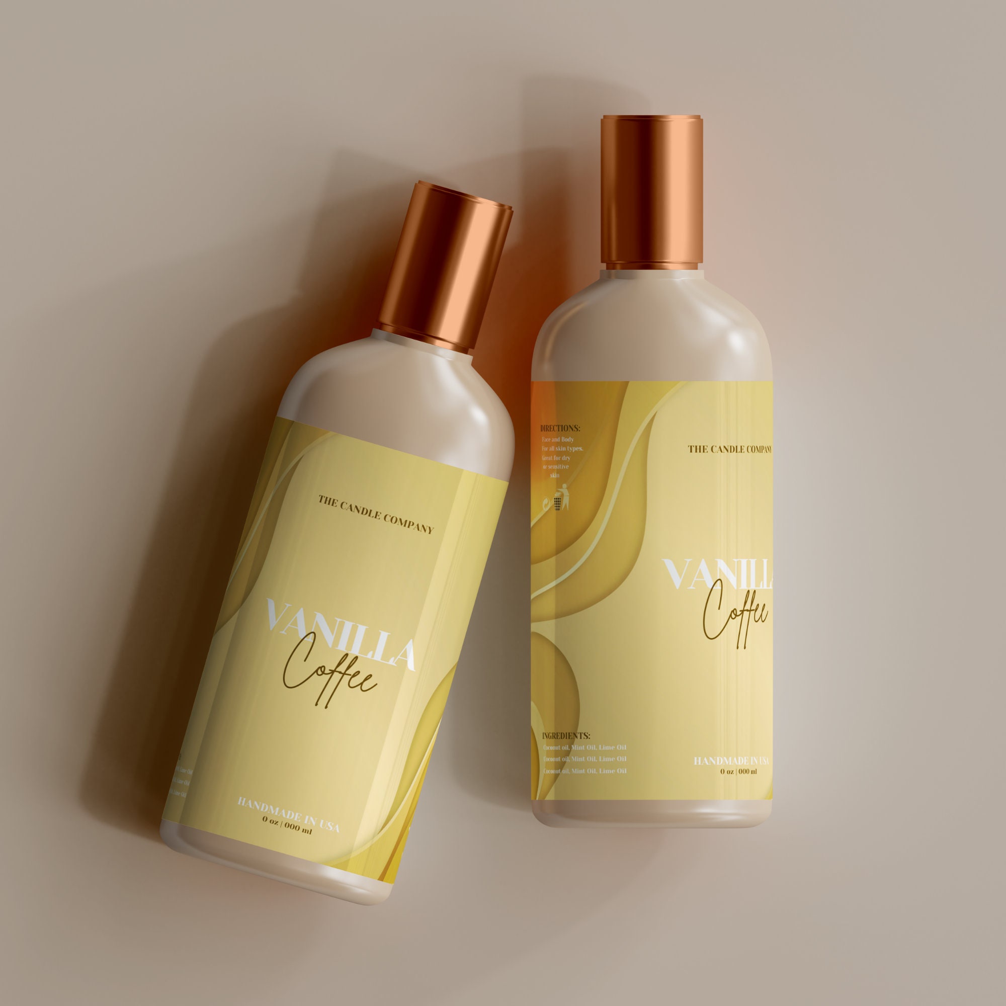 Custom Labels for Cosmetic Bottles Beauty Product Label Packaging ...