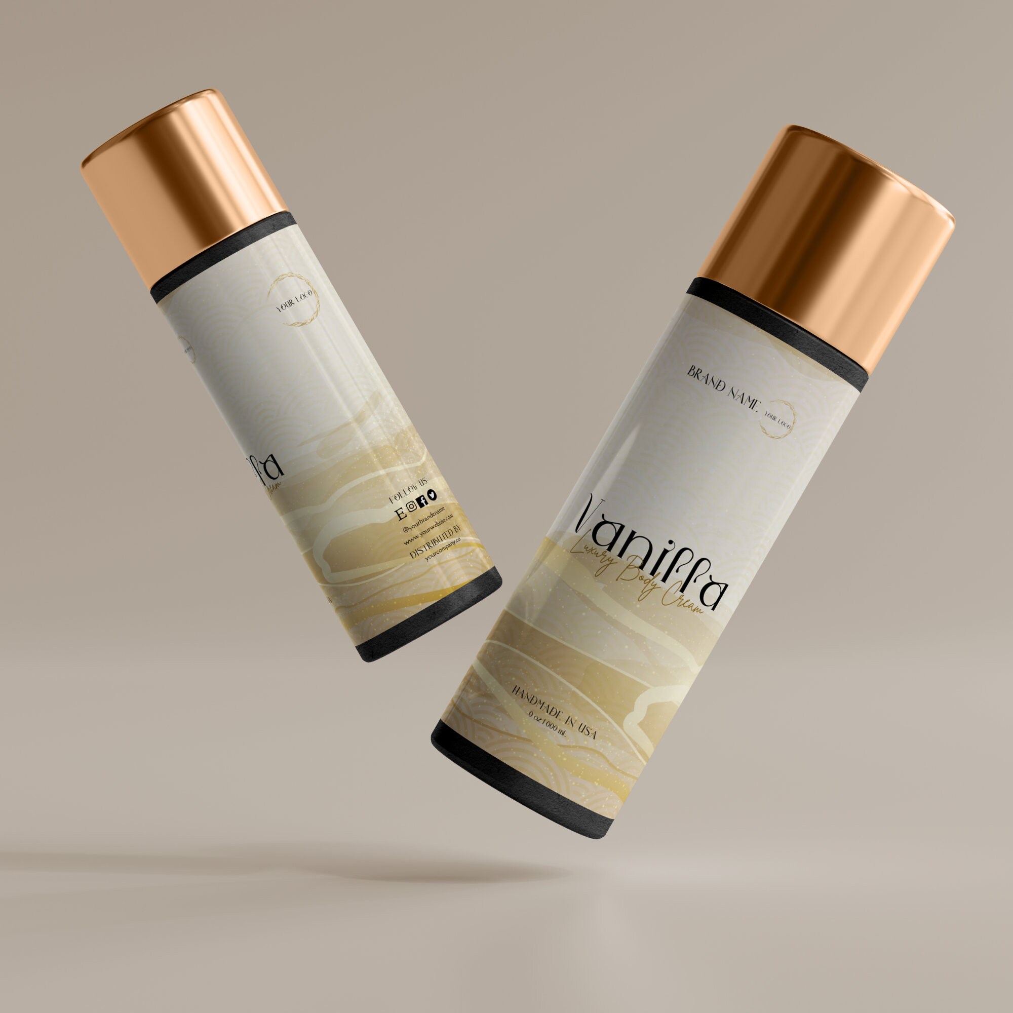 Custom Labels for Cosmetic Bottles | Beauty Product Label Packaging ...