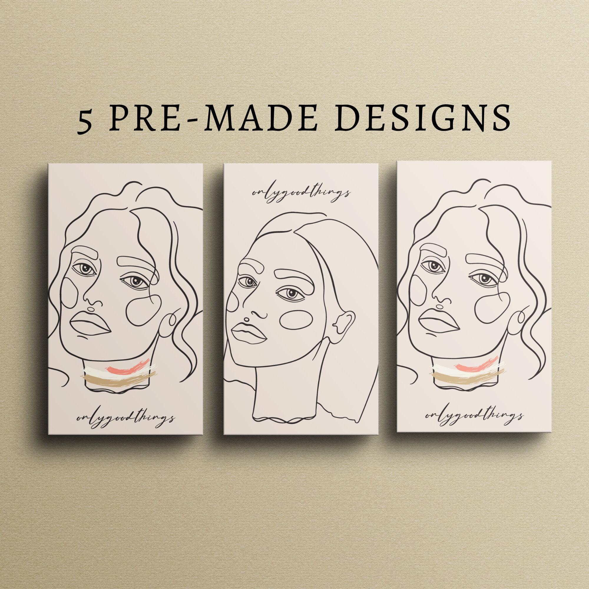 Custom Jewelry Display Card, Earring Card, Earring Card Template ...