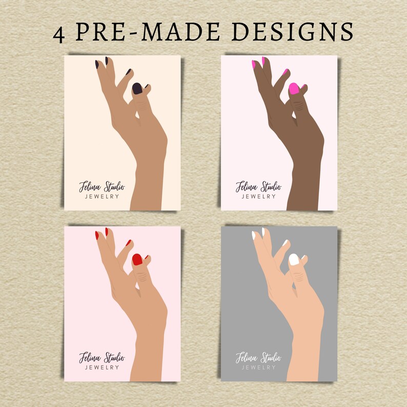Bracelet Display Card, Bracelet Packaging, Bracelet Card Template ...
