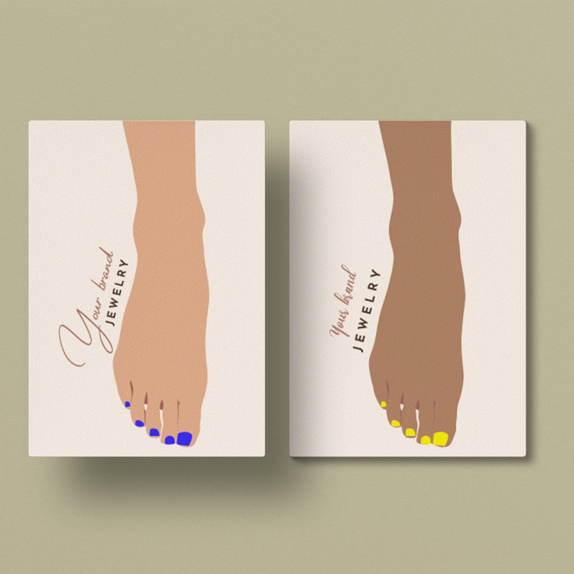 Customisable Anklet Display Cards, Displays & Packaging, Editable ...