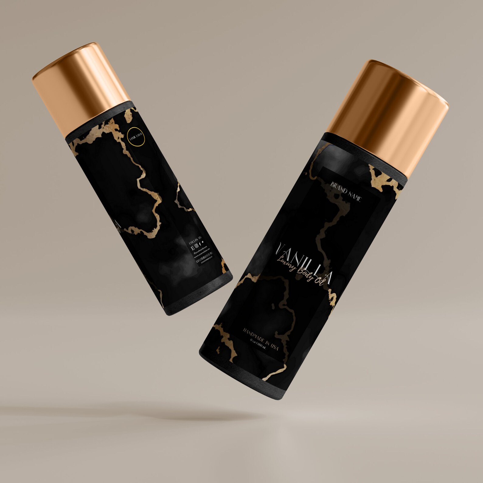 Custom Labels for Cosmetic Bottles | Beauty Product Label Packaging ...