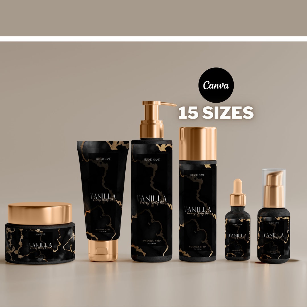 Custom Labels for Cosmetic Bottles | Beauty Product Label Packaging ...