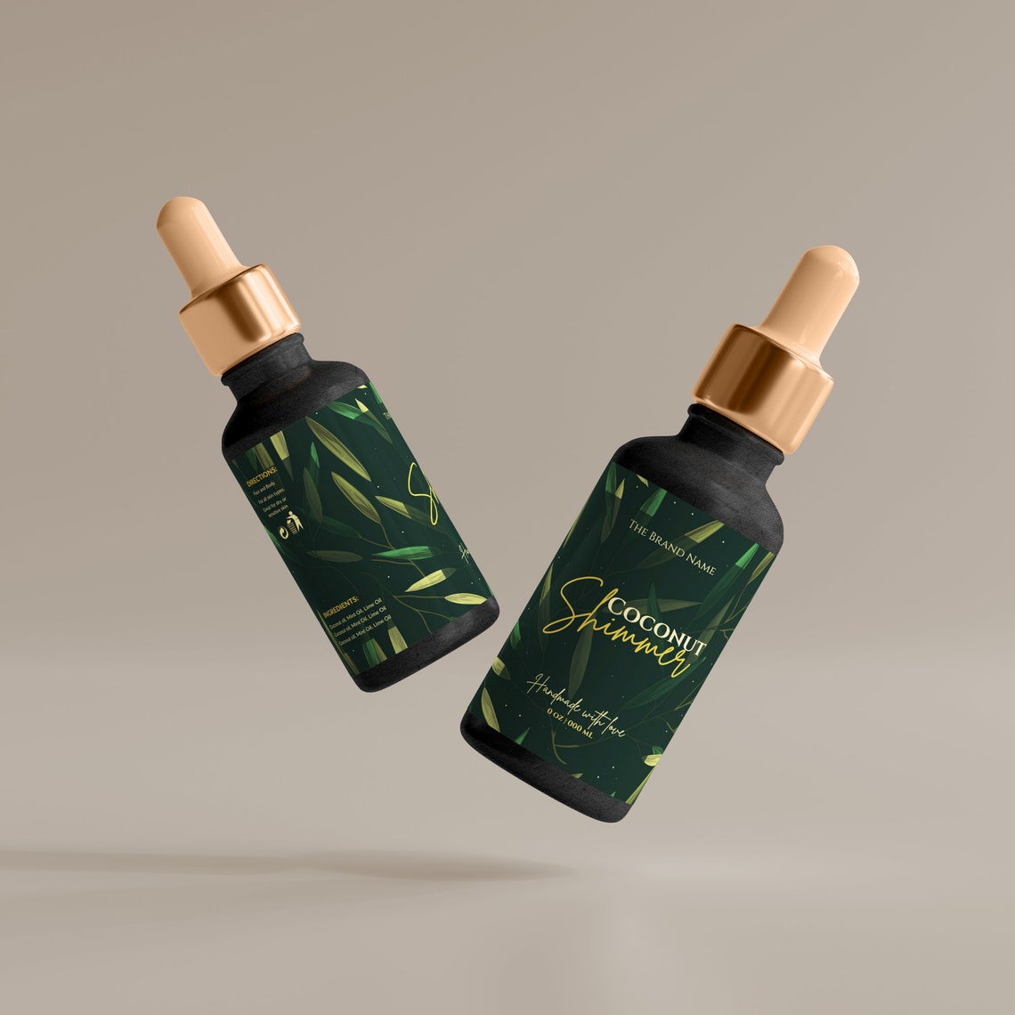 Product Labels Template Luxury Skincare Labels Cosmetic Label - Etsy