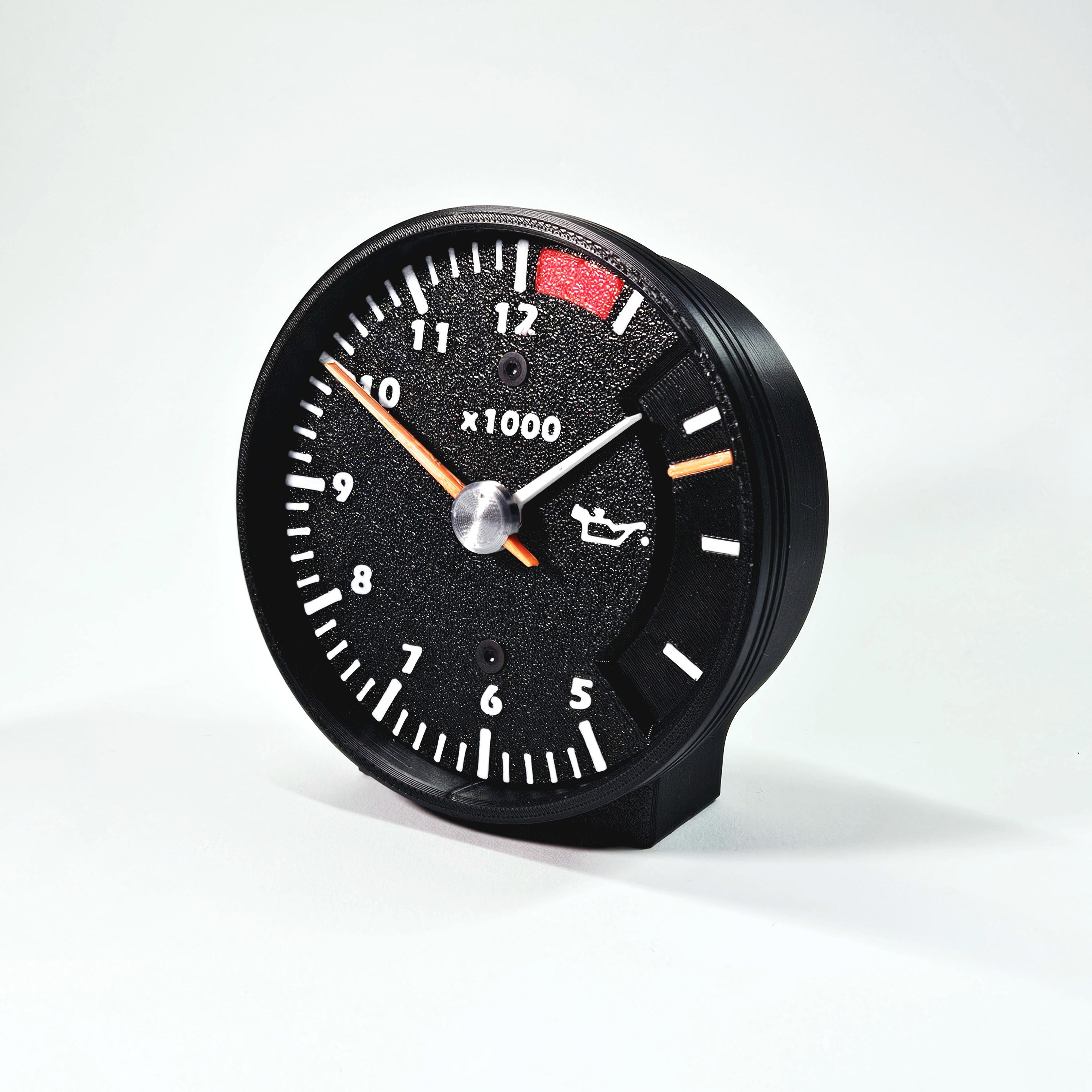 Racing Clock - Rev Counter Inspired - Etsy