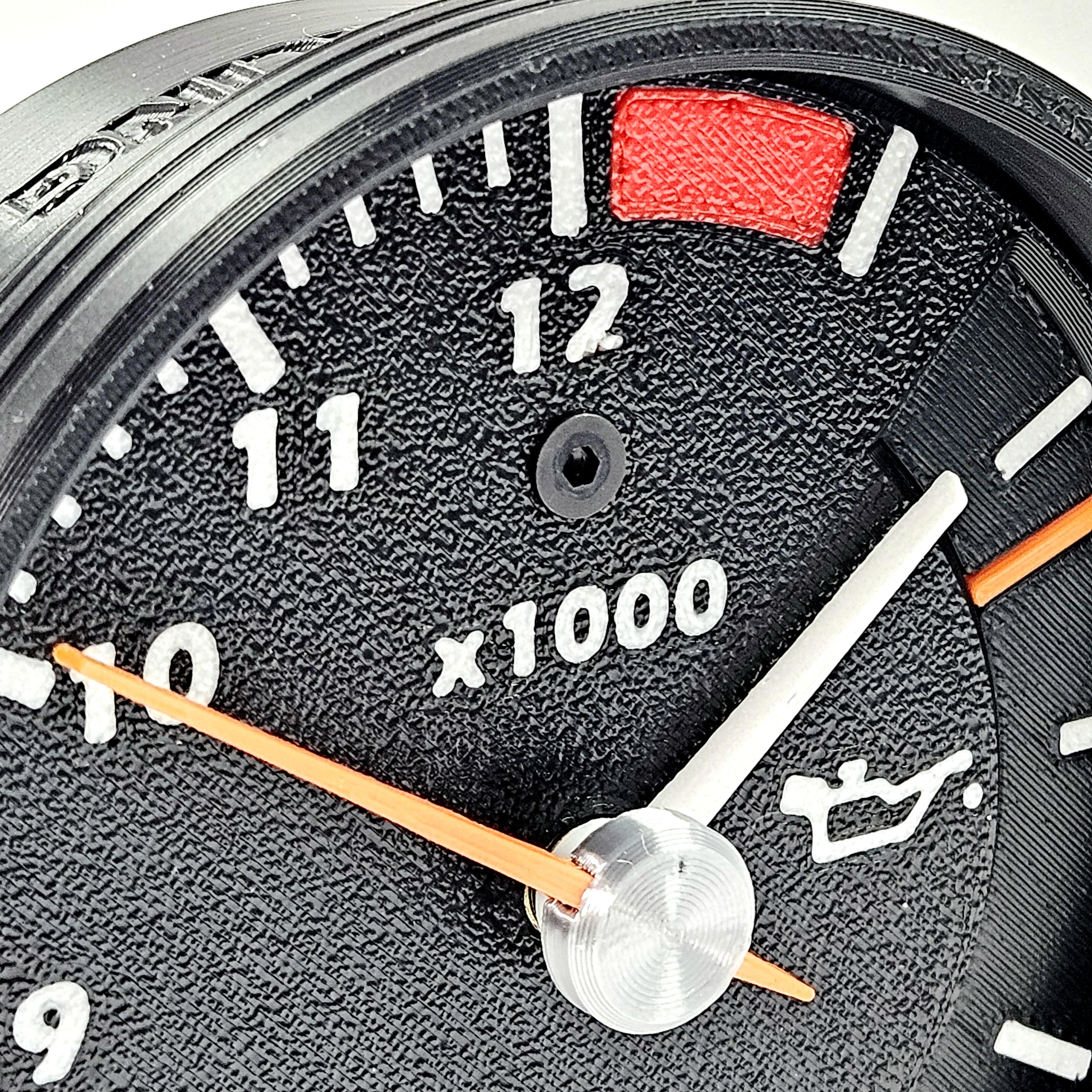Racing Clock - Rev Counter Inspired - Etsy