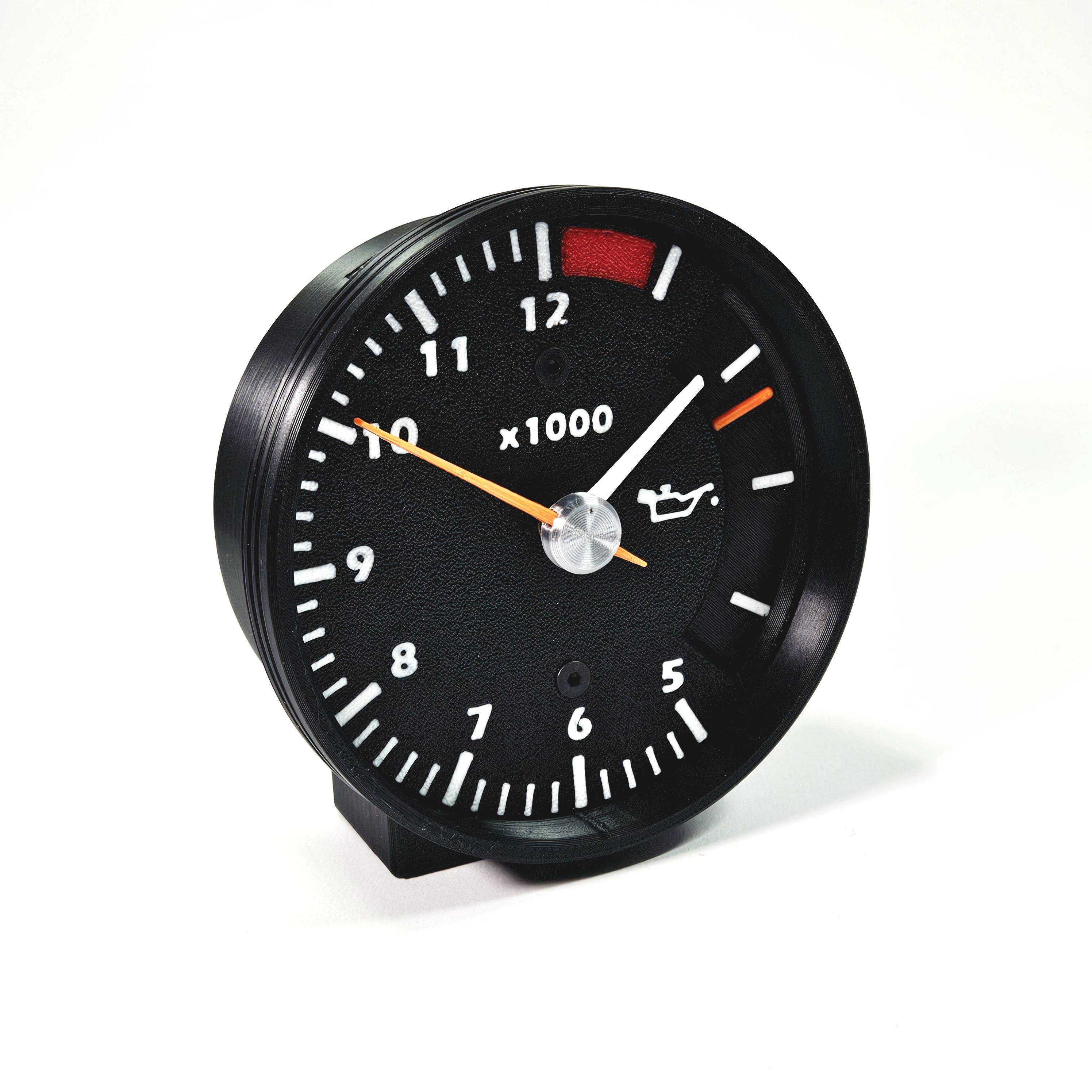 Racing Clock - Rev Counter Inspired - Etsy