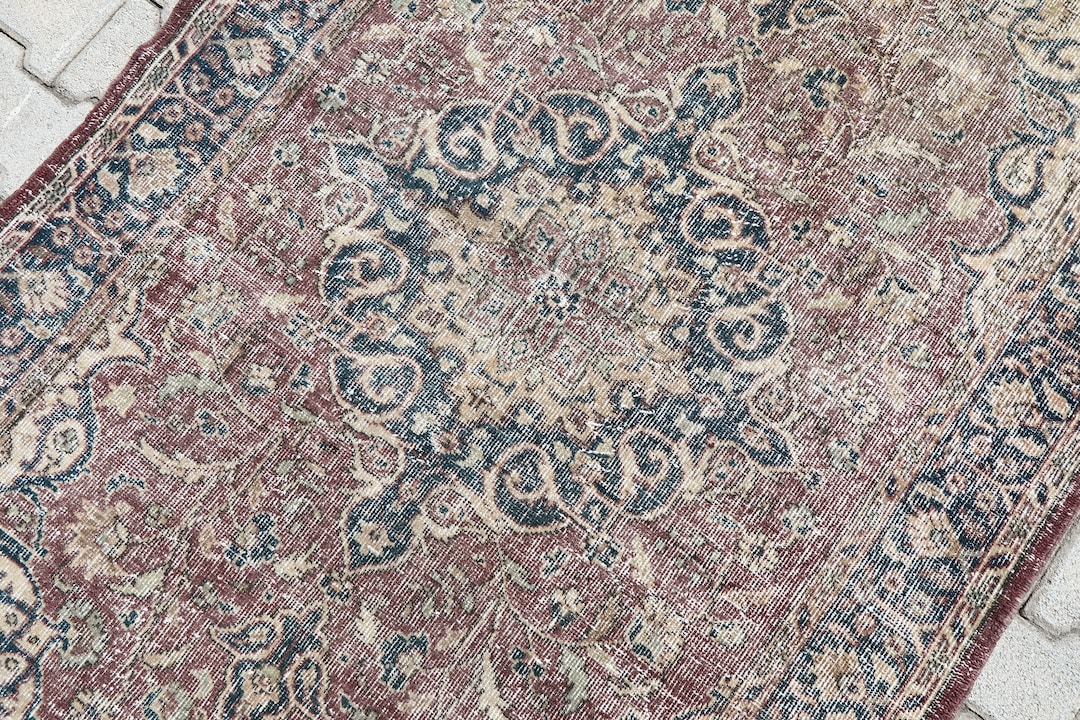 4x7 Rug, Small Rug, 4x7 Turkish Rug, Bathroom Rug, 4x7 Vintage Rug ...