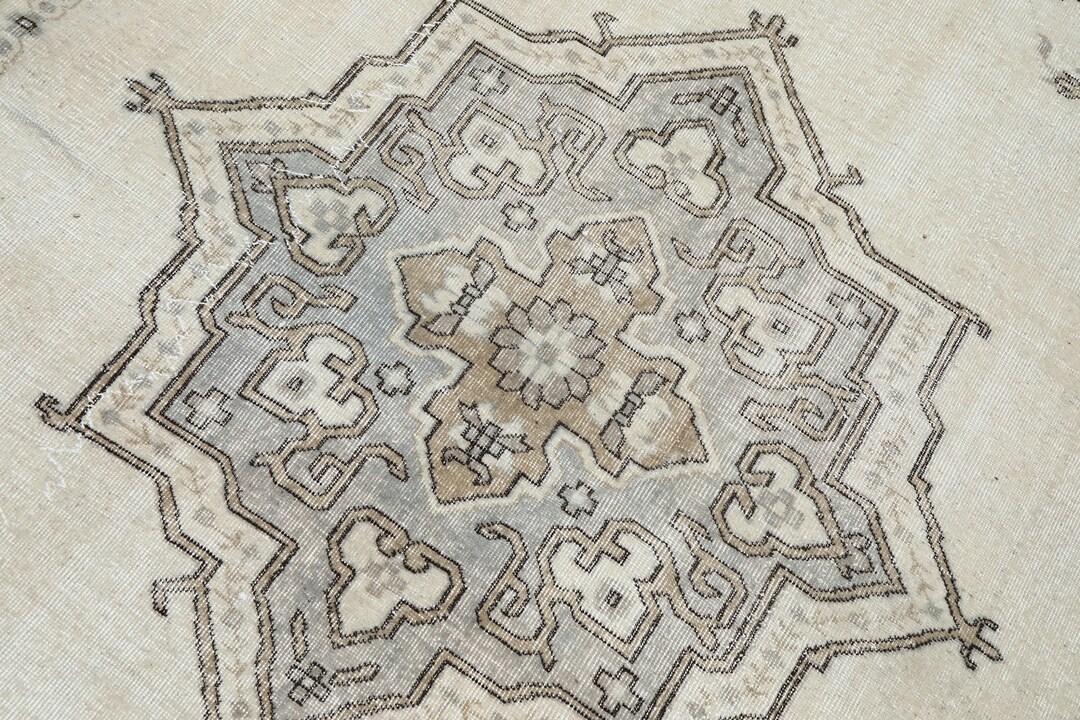 7x9 Rug, Handmade Rug, Bohemian Rug, Natural Rug, 7x9 Turkish Rug, 7x9 ...