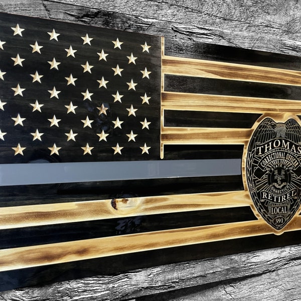 Custom Correctional Officer Flag - Etsy