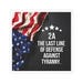 2nd Amendment Car Magnet: Patriotic USA Flag, Last Line of Defense - Etsy
