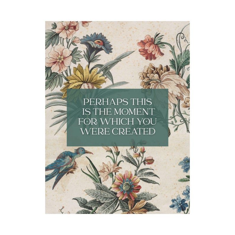 Vintage Botanical Christian Wall Art, Inspirational, Faith Home ...