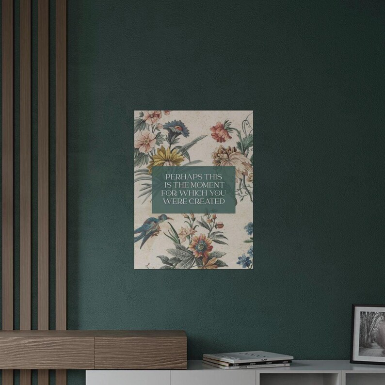 Vintage Botanical Christian Wall Art, Inspirational, Faith Home ...