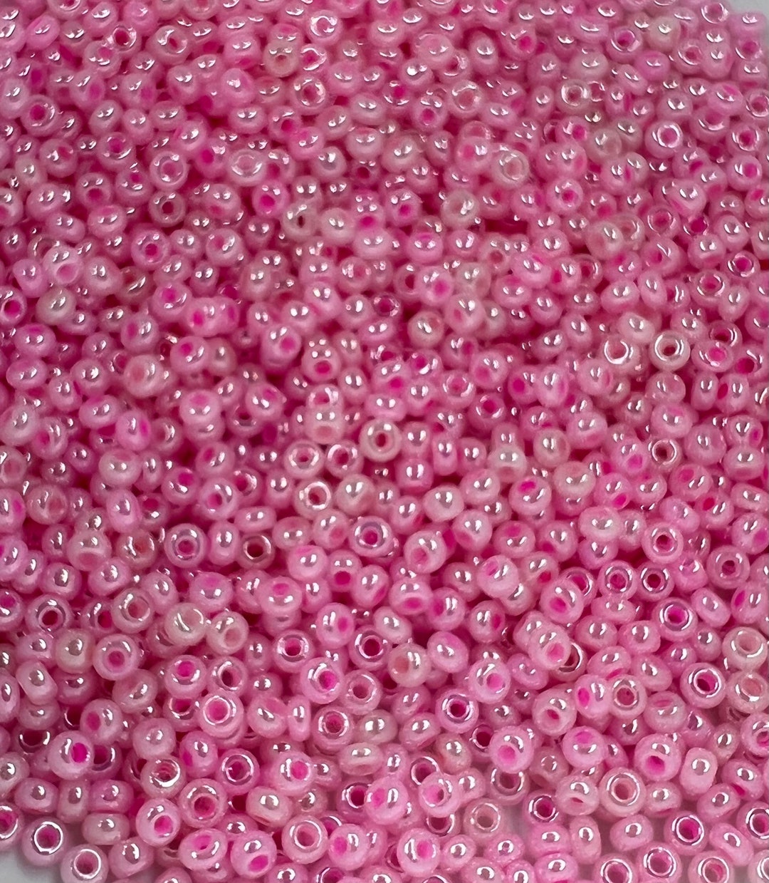 Hot Pink Seed Bead 2mm Acrylic 5 Gram Packet - Etsy