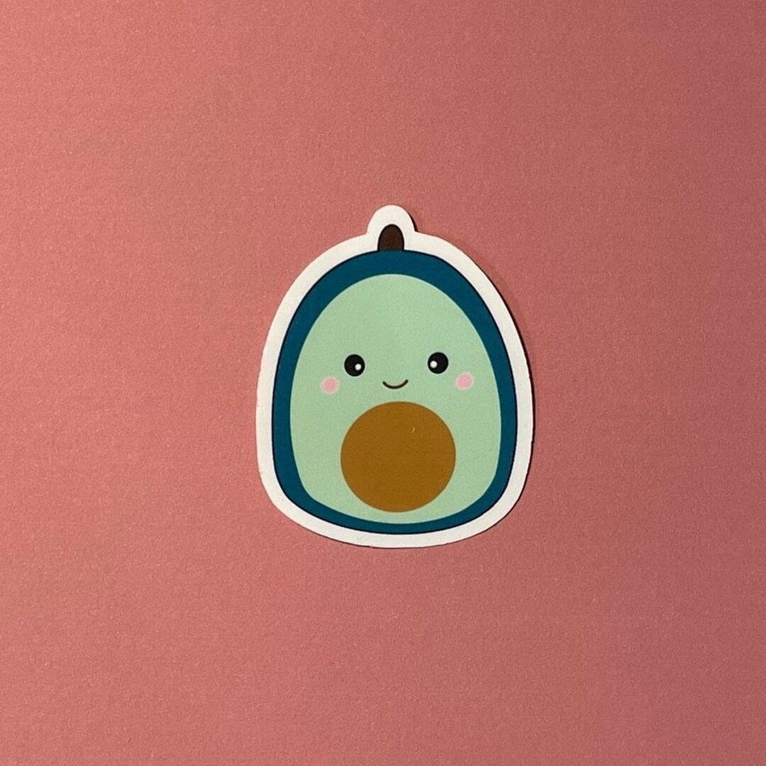 Avocado Squishmallow Sticker WEATHERPROOF - Etsy