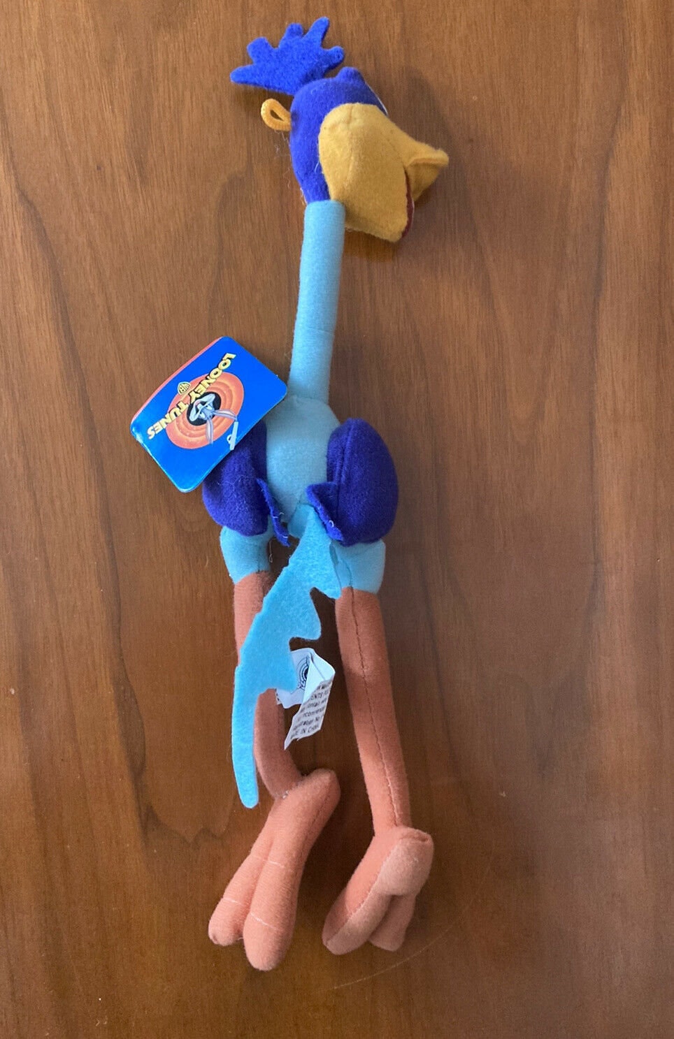 NEW Vintage 1998 Looney Tunes Road Runner Plush Toy Warner Brothers TV ...