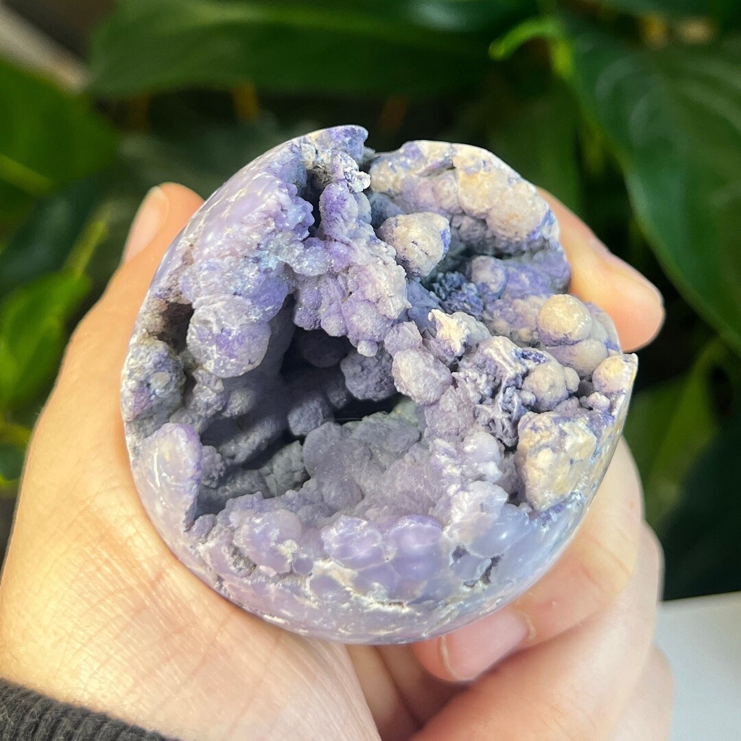 Grape Agate Sphere From Indonesia High Quality Botryoidal Purple ...
