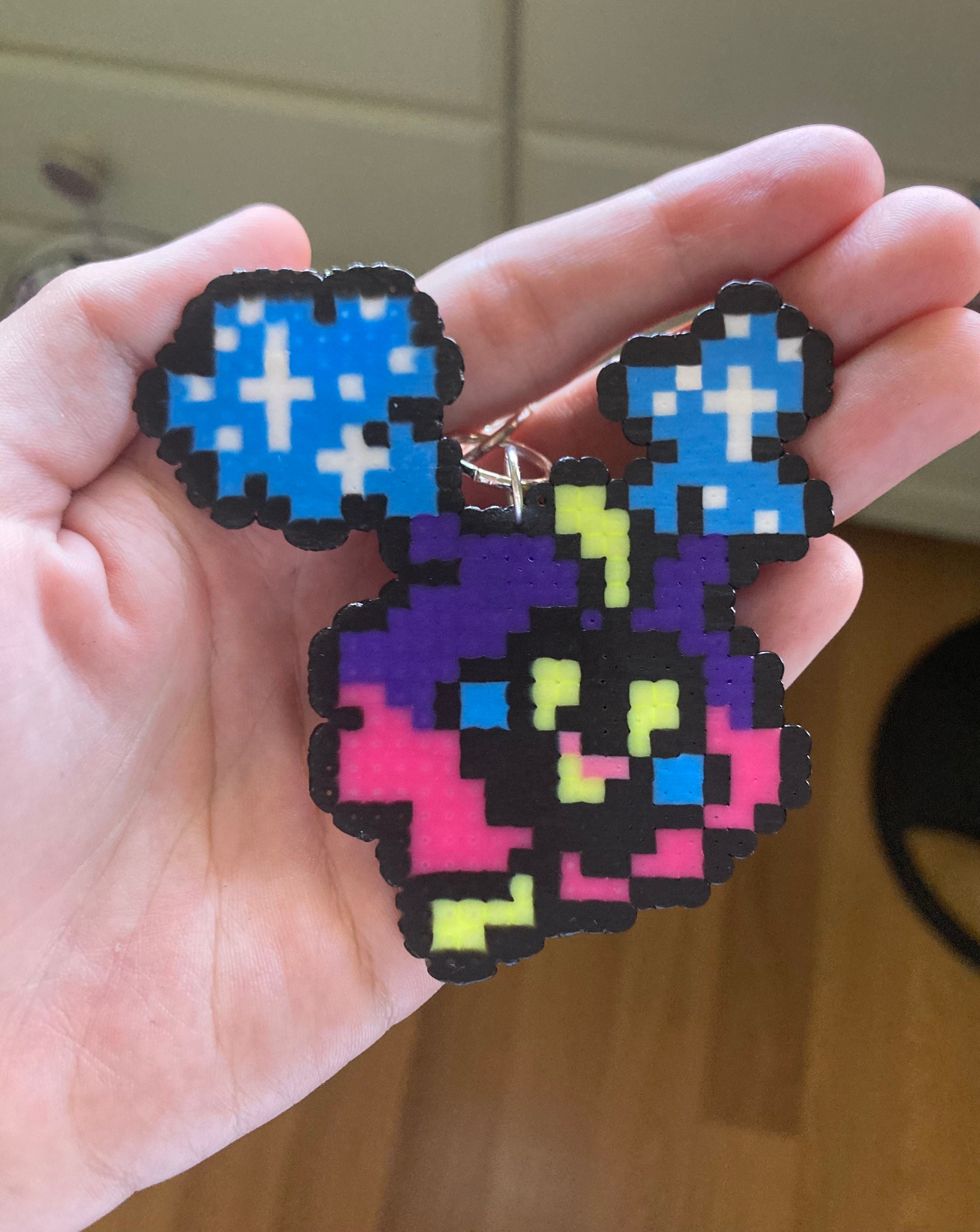 Cosmog Pokémon Mini Perler Keychain - Etsy
