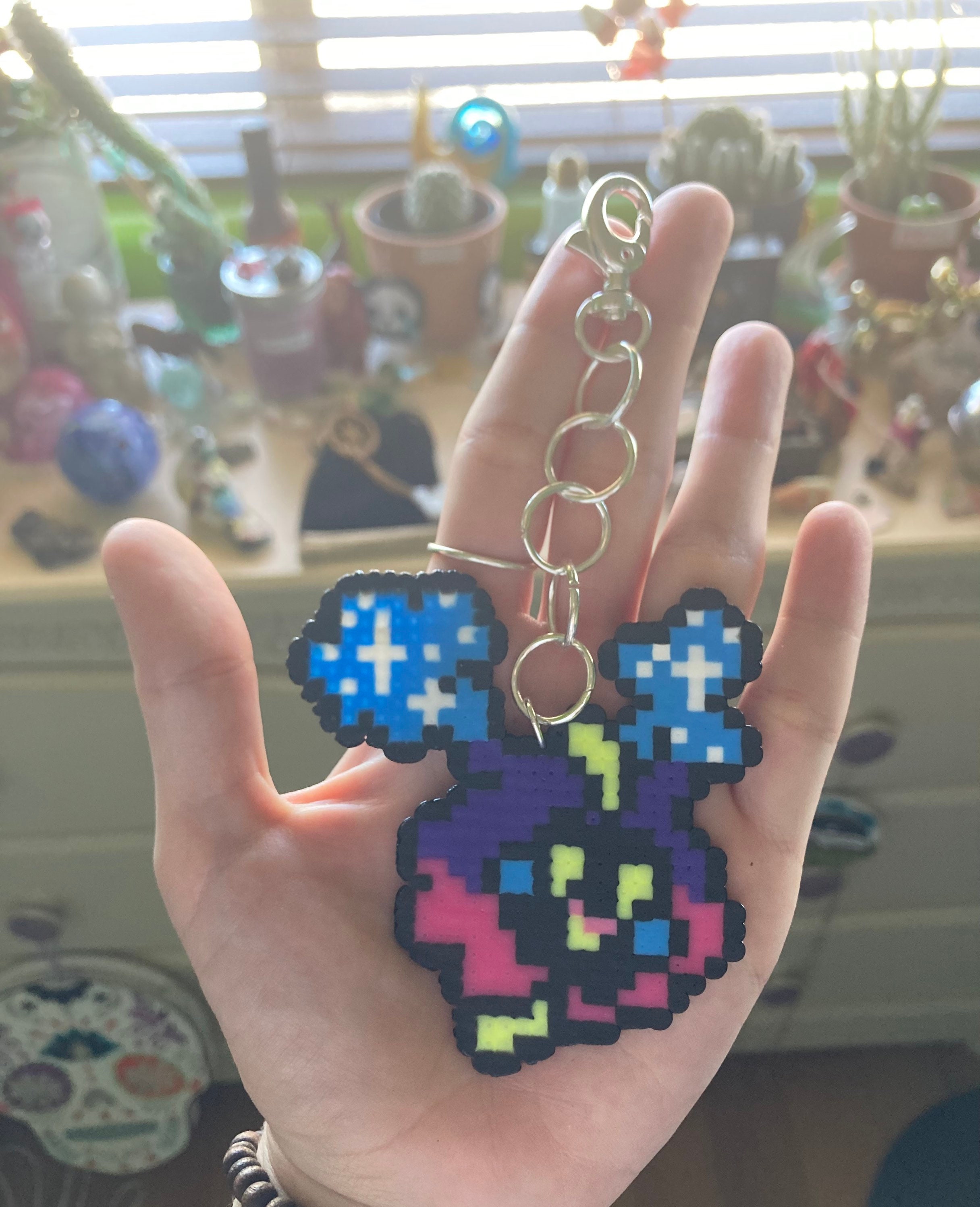 Cosmog Pokémon Mini Perler Keychain - Etsy