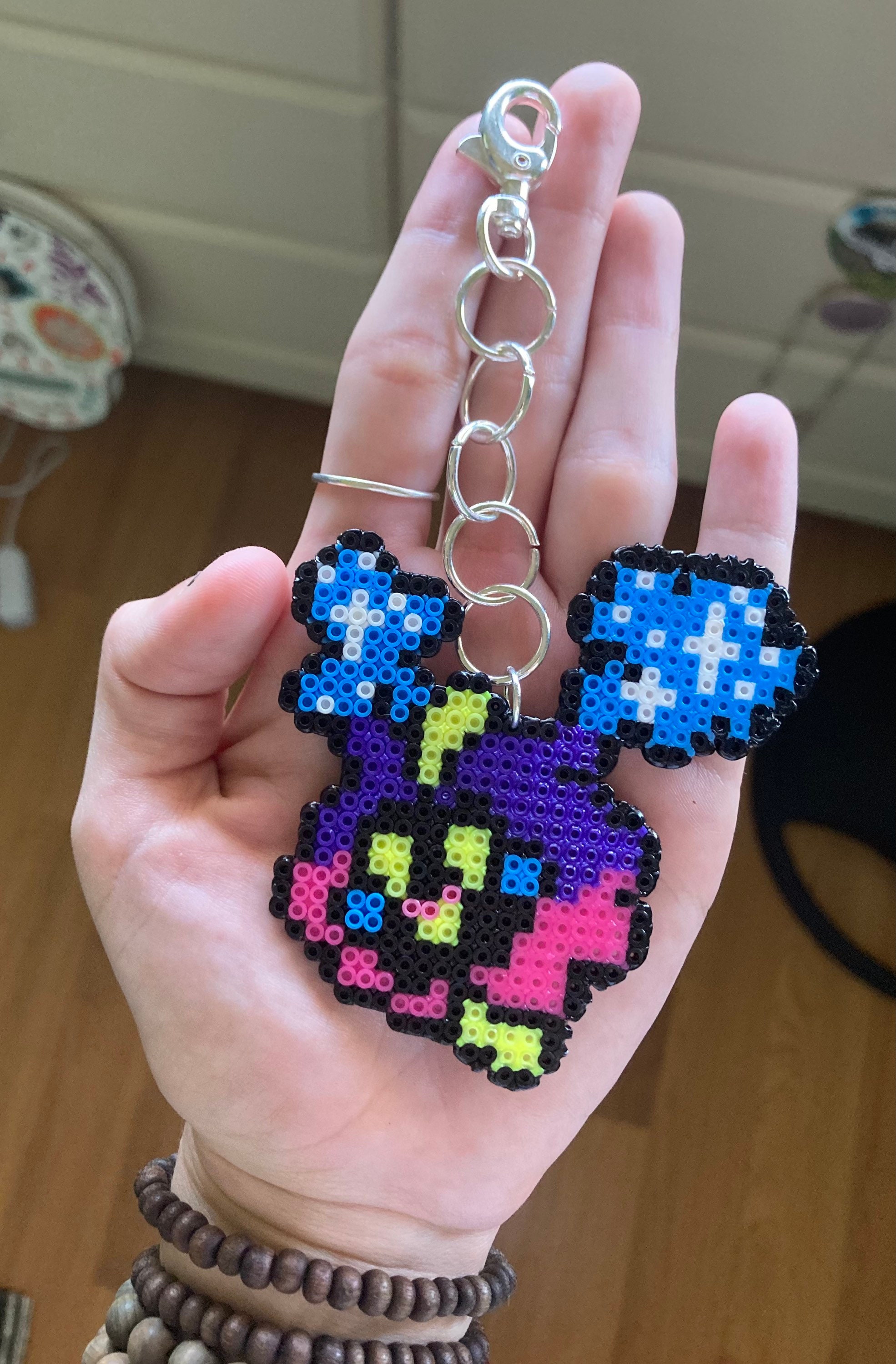 Cosmog Pokémon Mini Perler Keychain - Etsy