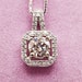 1 Carat Pink Moissanite Ring, Pink Diamond Ring, Pink Engagement Ring ...