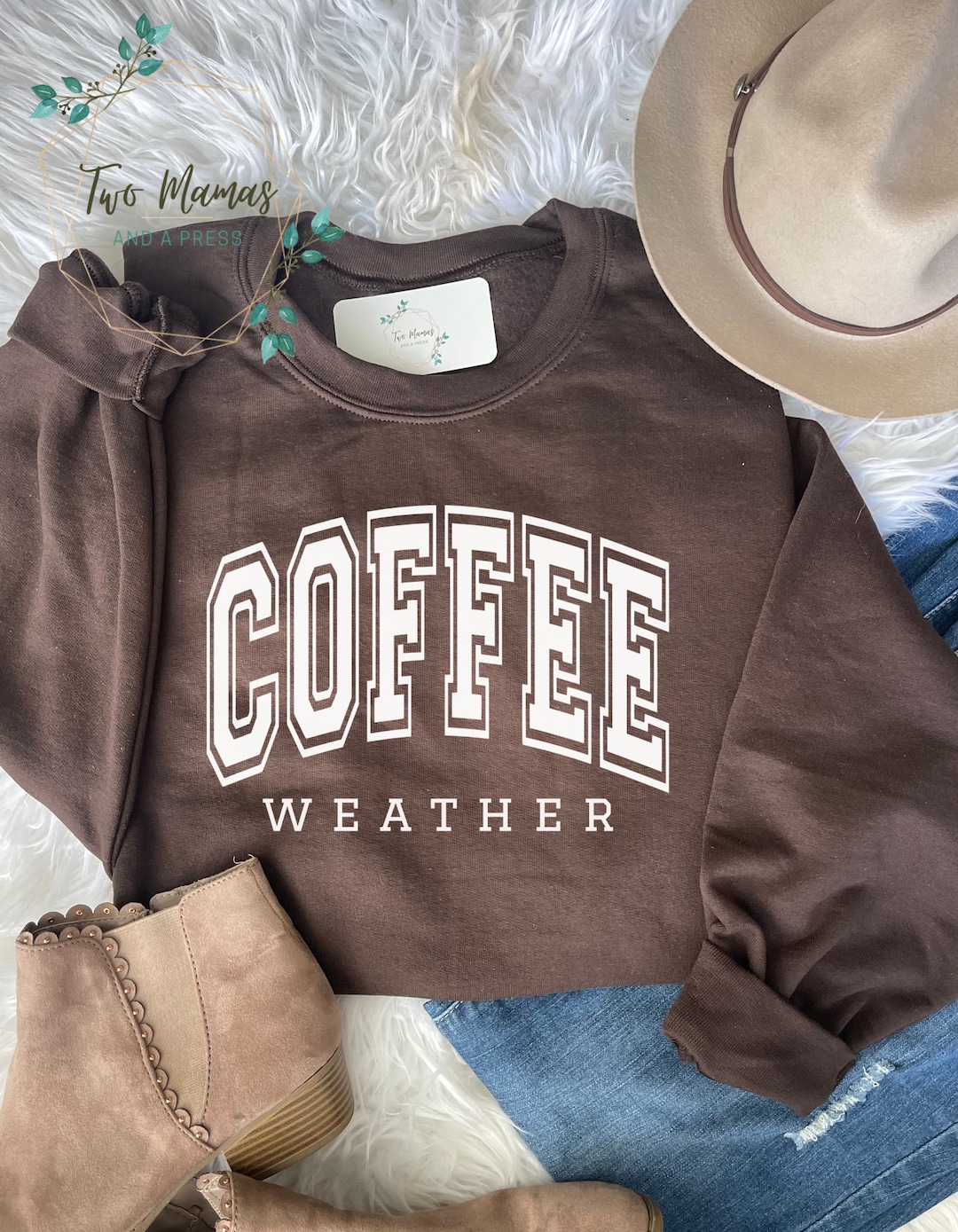 Coffee Weather Sweatshirt/coffee Sweatshirts/crewneck Sweatshirt/women ...