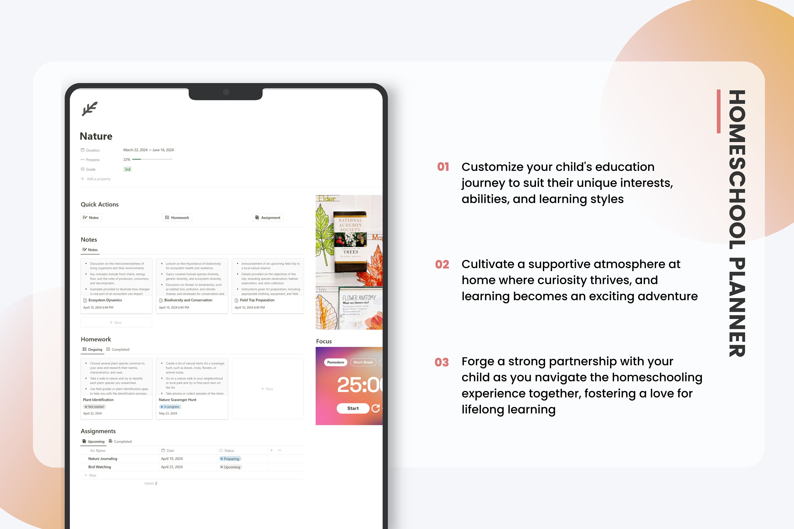 Notion Homeschool Student Planner | Ultimate Homeschooling Planner 2024 ...