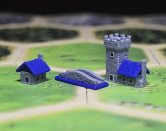 Travel Game Set for Settlers of Catan - Etsy