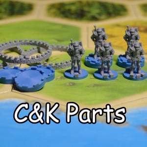 Custom 3d Printed Settlers of Catan Pieces With Optional Organizer Tray ...