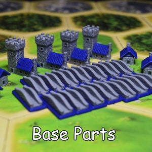 Custom 3d Printed Settlers of Catan Pieces unofficial - Etsy