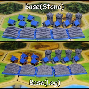 Custom 3d Printed Settlers of Catan Pieces With Optional Organizer Tray ...