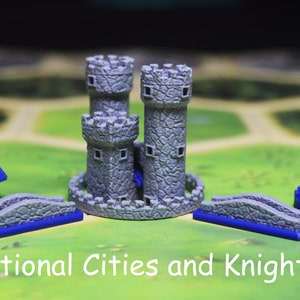 Custom 3d Printed Settlers of Catan Player Pieces unofficial - Etsy