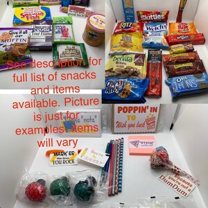 Final Exam Survival Kit College Care Package - Build Your Own: Snacks ...