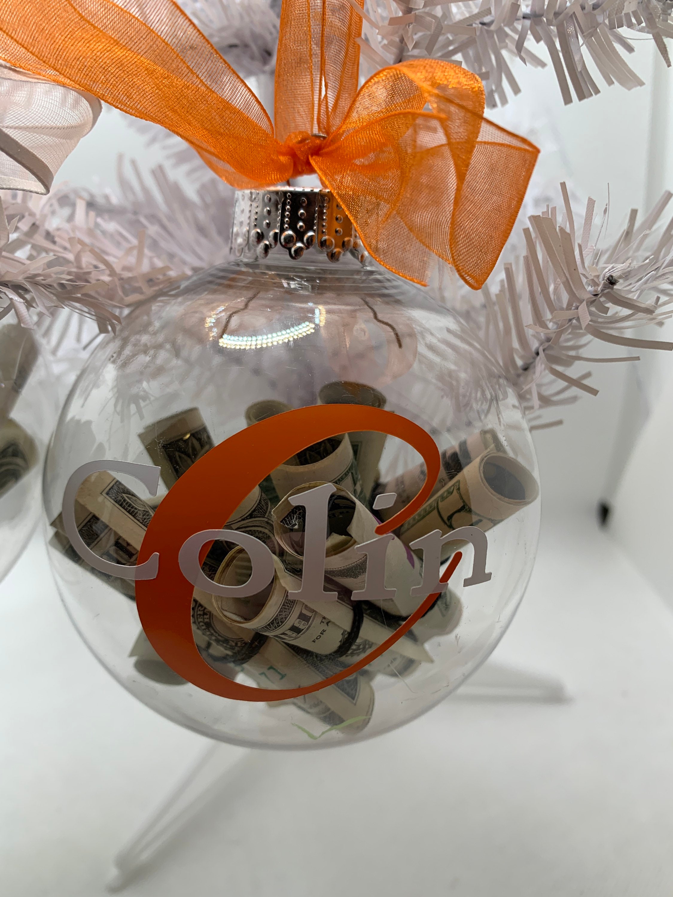 Personalized Money Ornament Creative Way to Give Cash at - Etsy