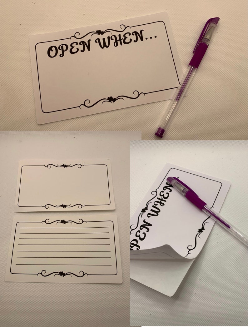 Open When Labels - Over 60 Designs to Select From! Plus FREEBIES With ...