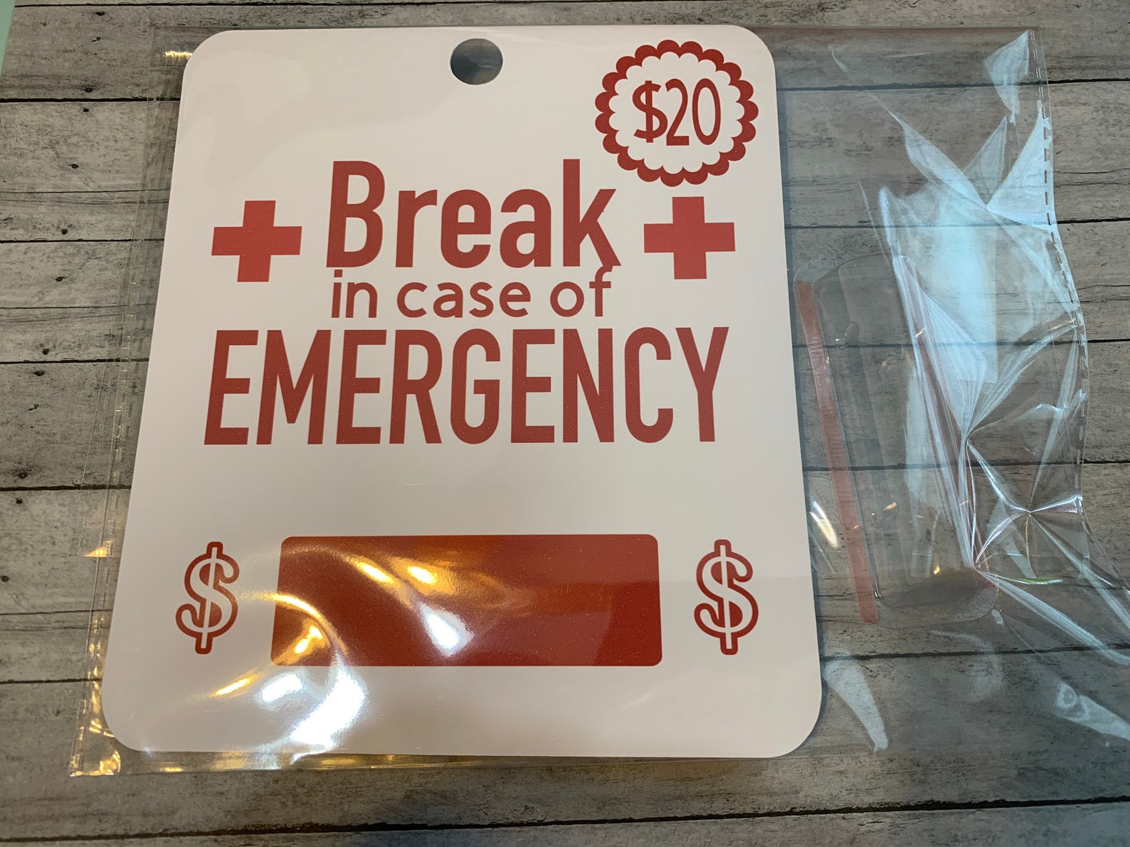 Break in Case of Emergency Fun/creative Money Holder Gift. - Etsy