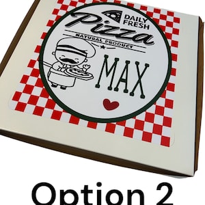 Personalized Pizza Box Gift Box -fun/creative Money Holder. Graduation ...