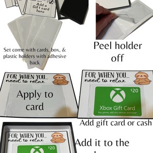 College Gift Card Box, College Open When Cards, Gift Card Book, College ...