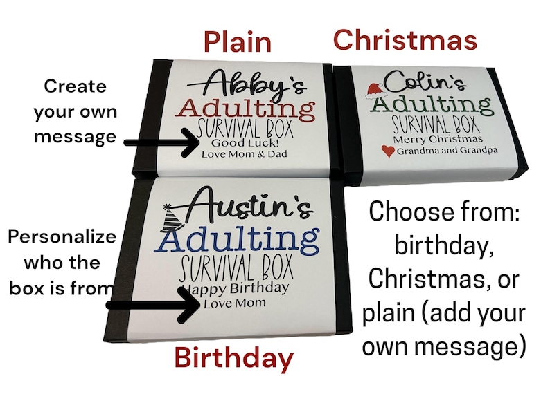 Adulting Gift Card Box, College Open When Cards, Gift Card Book, Young ...