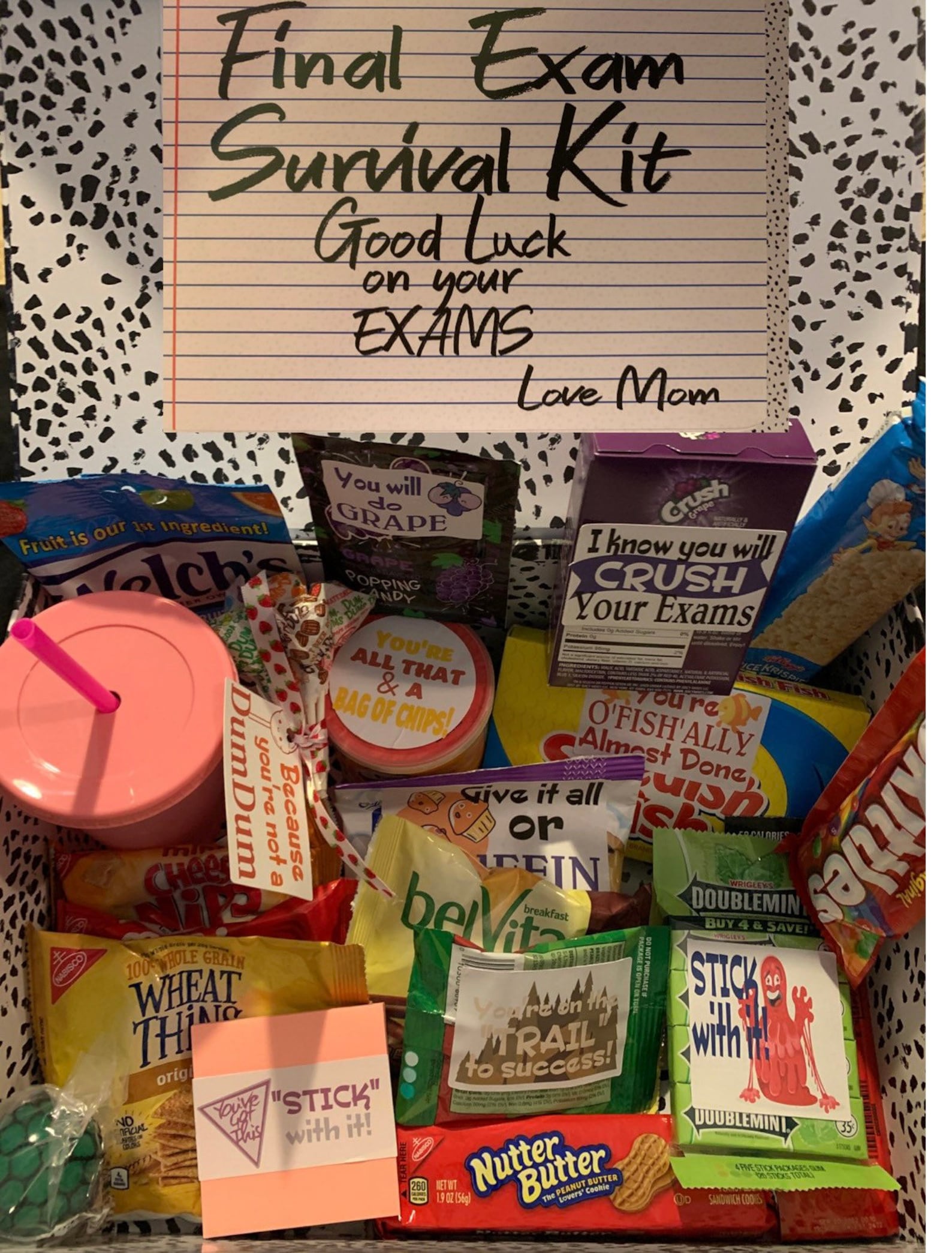 Final Exam Survival Kit College Care Package Build Your Own: | Etsy